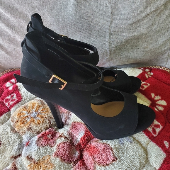 Andiamo | Shoes | Andiamo Black Heels | Poshmark